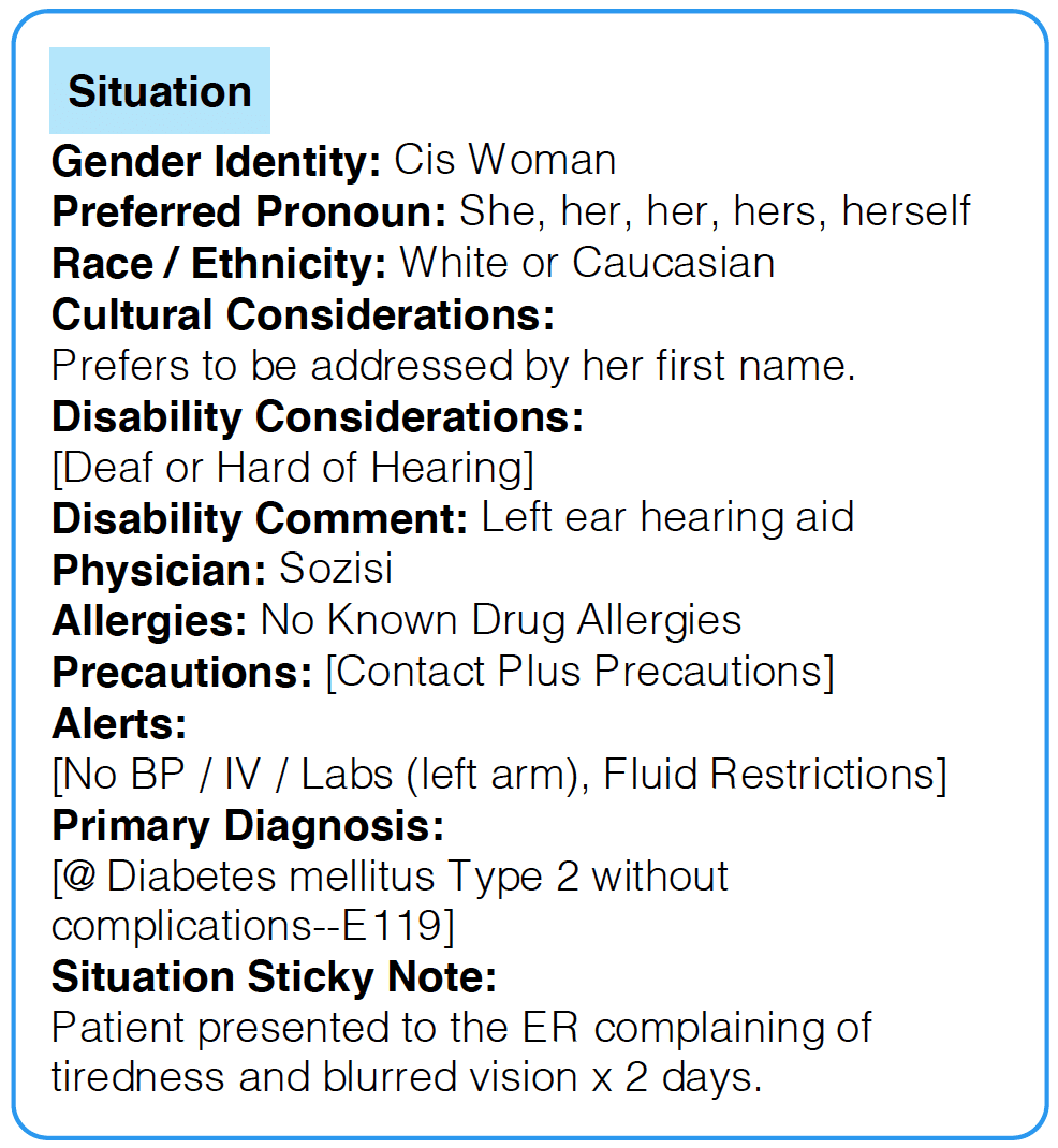 How to give a Nursing Handoff Report using SBAR
